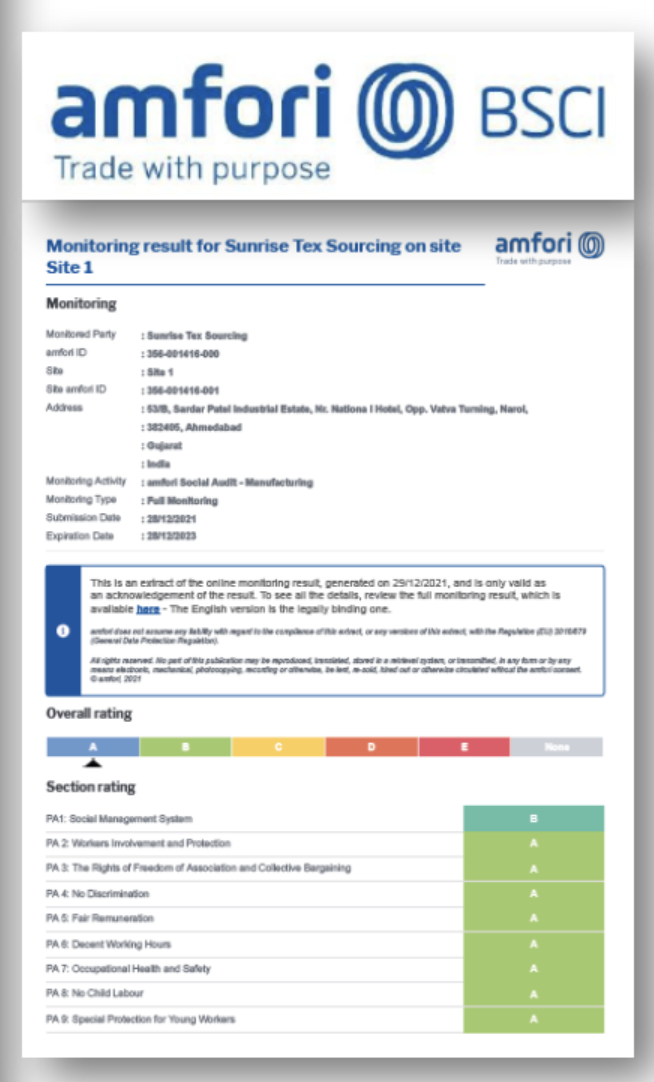 Sunrise Tex Sourcing